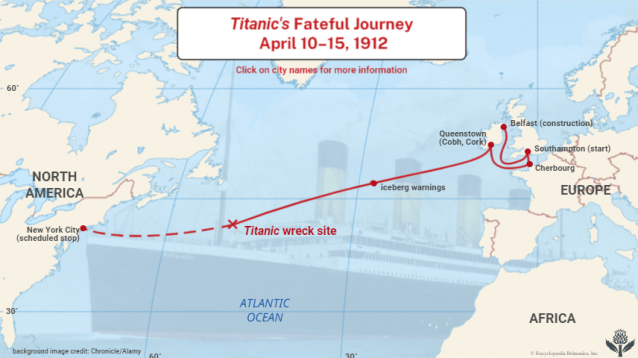 Today in history: Sinking of RMS Titanic | Stella's Place
